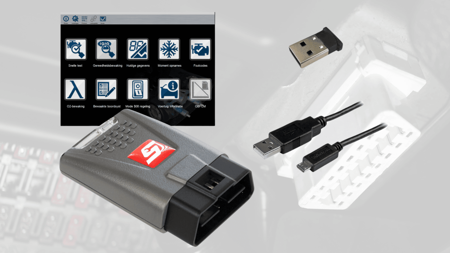 Reading fuel consumption during MOT testing with the Snap-on OBFCM ...